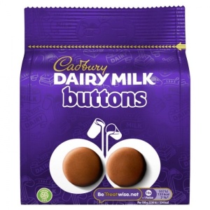 Cadbury Dairy Milk Chocolate Buttons Bag 40G (36 Pack)