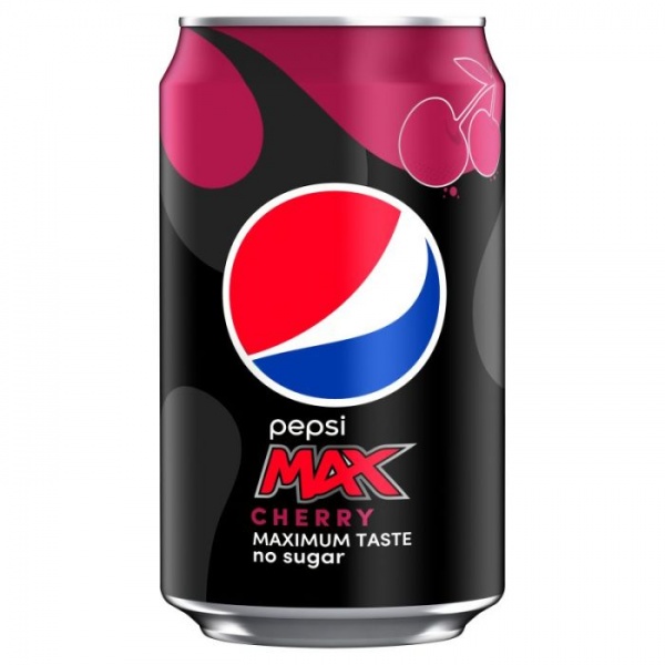 Pepsi Max Cherry 330Ml Can (24 Pack)
