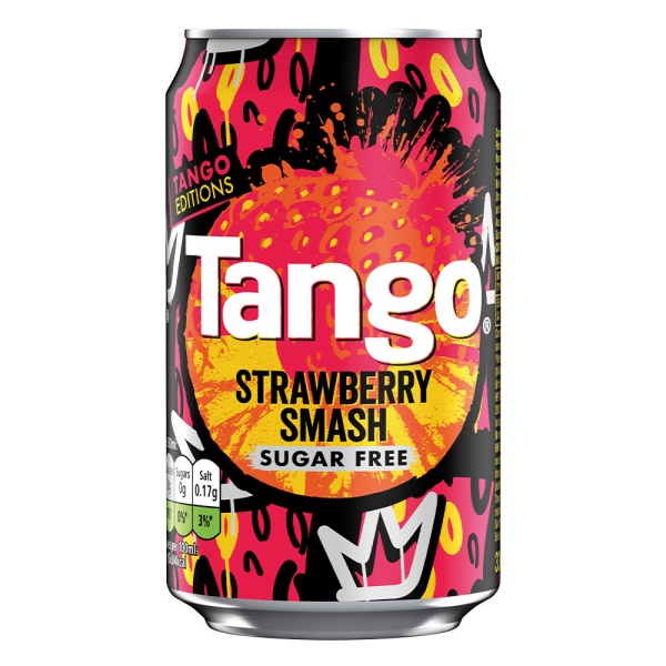 Britvic Tango Strawberry Smash Can 330ml (24 Pack)