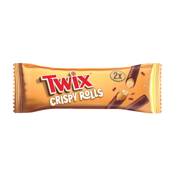 Twix Crispy Rolls 22.5g (24 Pack)