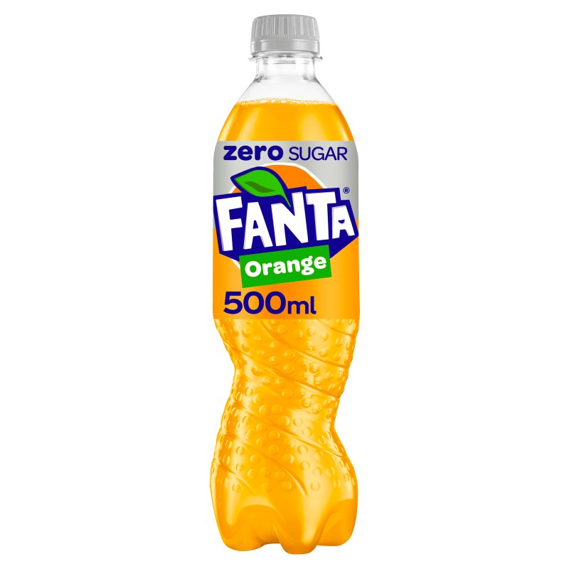 Fanta Orange Zero Sugar 500Ml Bottle (12 Pack)