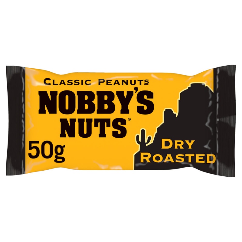 Nobby'S Nuts Classic Dry Roasted Peanuts 50G (24 Pack)
