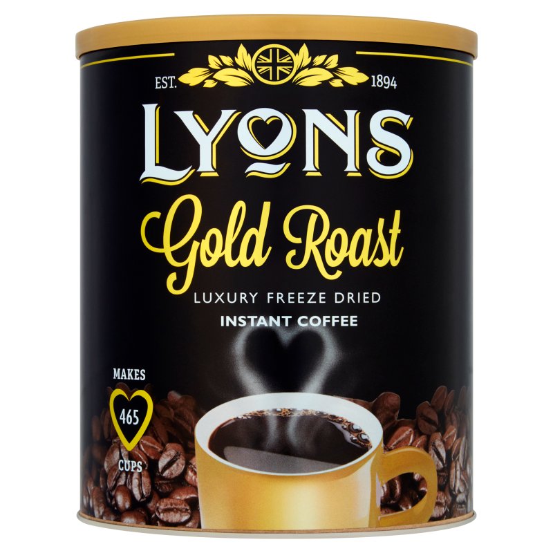 Lyons Gold Roast Freeze Dried Instant Coffee 750G (6 Pack)
